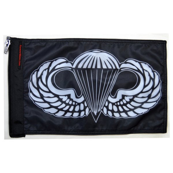Forever Wave, 12" x 18" Military Flags, Airborne Flag